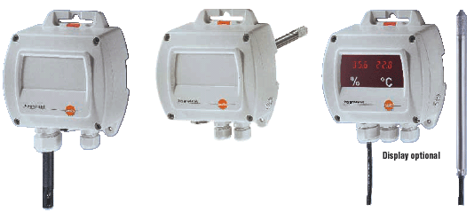 상품 상세보기 : 설치용 계기 - Testo Hygrotest 600 설치형 온습도 트랜스미터